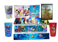 China PLASTIC LENTICULAR customized shape 3d lenticular tags pp pet materical 3d motion changing printing lenticular tags for sale