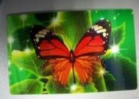 China PLASTIC LENTICULAR cheap lenticular animated printing pet 3d cards for sale