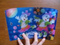 China PLASTIC LENTICULAR OEM Children Style Cartoon Drinking PP 3D Lenticular Cup printing factory for sale