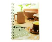 China PLASTIC LENTICULAR Customized Notepad Printing Type Plastic PET Paperback Diary Notebook with 3D Lenticular Cover for sale