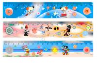 China PLASTIC LENTICULAR Custom Promotional Plastic Flexible Measuring Ruler With 3D Lenticular Material for sale