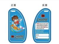 China PLASTIC LENTICULAR customized shape design 3d lenticular hang tag flip changing hang tag printing for packaging boxes for sale