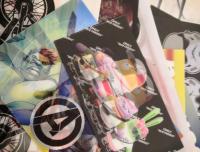 China PLASTIC LENTICULAR 3d flip effect soft pvc 3d lenticular patch soft TPU printing patches with 3d lenticular sheet for sale