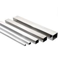 China Inox Tube Square Stainless Steel Rectangular Pipe ASTM JIS 201 304 304L 310 316L  2205 for sale