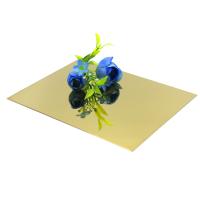 China 316 Stainless Steel Sheet Metal 0.8mm Thickness Gold Plated RoSH Approved for sale