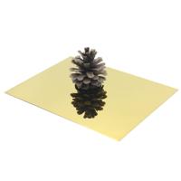 China 316 Stainless Steel Sheet Metal 0.8mm Thickness Gold Plated RoSH Approved for sale