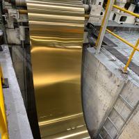 China 316 Stainless Steel Sheet Metal 0.8mm Thickness Gold Plated RoSH Approved for sale