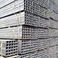 China Black Square Mild Steel Pipe Tube Q345 Q235 Q215 MAterial 40mm Thickness for sale