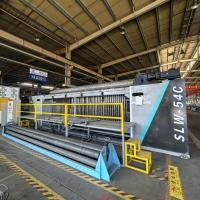 China 5.4m Wide Gabion Machine CNC 3 Twists 5 Twists 11KWx4 15KWx1 Motor Power for sale
