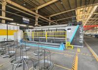 China 5.4m Wide Gabion Machine CNC 3 Twists 5 Twists 11KWx4 15KWx1 Motor Power for sale