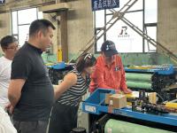 China Quick Setup AG130B Metal Wire Mesh Loom Machine Full CNC Light Duty for sale