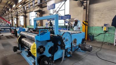 China Heavy Gauge Wire Handling Wire Mesh Weaving Machine with Dual Servo Motors and PLC Touch Screen Control for sale