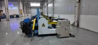 China High Output 1300mm Maximum Width Wire Mesh Weaving Loom with Dual Servo Motor Control and PLC Touch Screen for sale