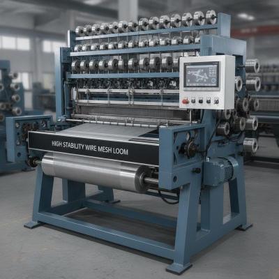 China High Stability Wire Mesh Loom Machine for Precision Metal Weaving for sale