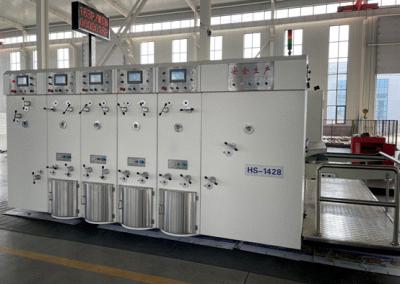China Auto Two Color Flexo Printing Machine 220v Printer Slotter Die Cutter Machine for sale