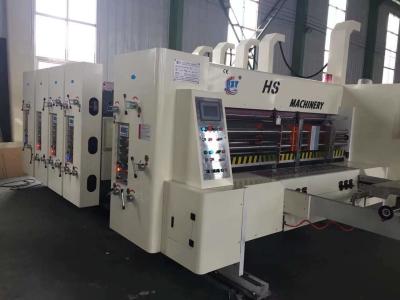 China Four Color Flexo Carton Printing Machine Printer Slotting Machine CE for sale