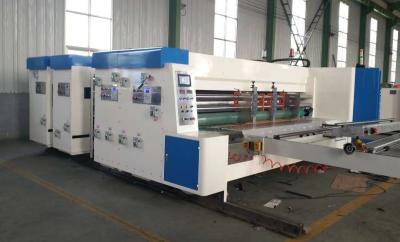 China Stable Carton Box Making Machine Ink Flexo Printing Slotting Machine CE for sale