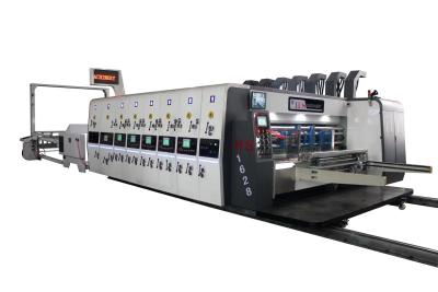 China Box Corrugated Rotary Die Cutter / Fully Automatic Flexo Printer Slotter Machine for sale