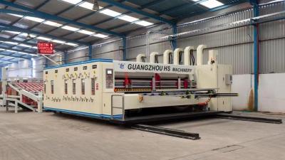 China Four Color Automatic Slotting Die Cutting Machine Flexo Ink Printing for sale