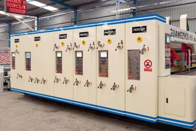 China Computerized Flexo Printing Slotting Die Cutting Machine Box Making Machinery for sale