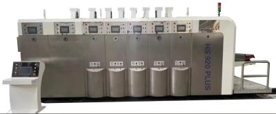 China Semi Automatic Corrugated Carton Machine 220v Flexo Printing Machine 4 Color for sale
