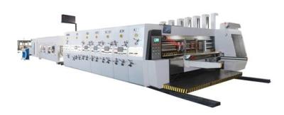 China Jumbo Corrugated Carton Folder Gluer Machine Inline Automatic Printer for sale