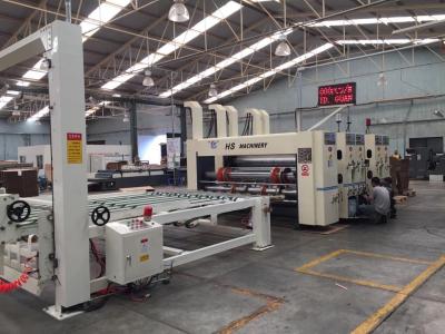 China Cardboard In Line Flexo Carton Printing Machine Streamlined Automatic for sale