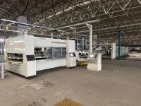 China Used Marquip Ward Five Color Printing Slotter Die Cutter Inline Case Maker for sale