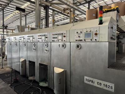 China Topra Four Color Printing Slotter Die Cutter With Stacker For Used Dongfang Machinery for sale