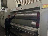 China 5 color printer slotter die cutter heating auto stacker for dongfang machine for sale