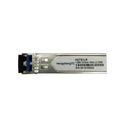China HZTS1LR 1.25Gb/S 1310nm 10km SFP Optical Module For Gigabit Ethernet And Fibre Channel for sale