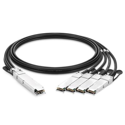 China MCP7Y40-N002 800G OSFP Top Heatsink 4 X 200G QSFP112 NDR InfiniBand Fiber Optic Breakout Cable for sale