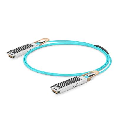 China Mellanox Compatible 800G OSFP NDR InfiniBand Active Optical Cable with Heat Sink on Top  Used for Quantum-2 Switch for sale