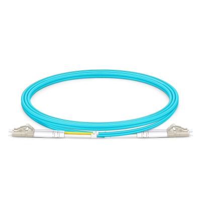 China LC/UPC Duplex OM4 Multimode Fiber Optic Patch Cord For 10G Ethernet And 40G BIDI SR for sale