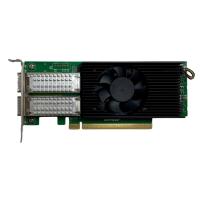 China HZ100PS1600QF2 100G Dual Optical Port PCIe Network Card with PCIe Gen4.0 x16 and PS1600 Chip for High-Speed Ethernet for sale