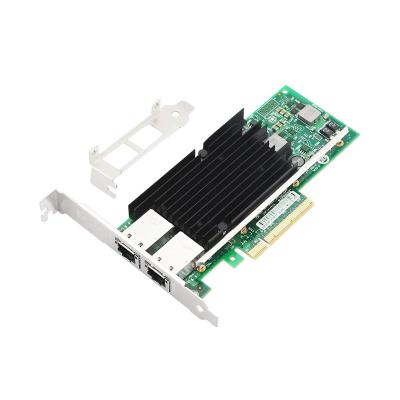 China Intel X540-T2 100M 1G 10G RJ45 Compatible With PCI-E X8 X16 Slots Ethernet Adapter Sfp Network Card for sale