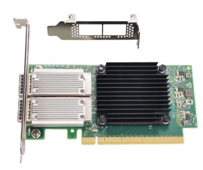 China Mellanox MCX516A-CDAT 10/25GbE Dual-port SFP28 Network Interface Card with PCIe4.0 X16 and 25GbE Max Speed for sale