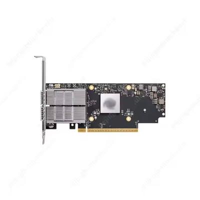 China ConnectX-7 100GbE Ethernet Network Card with PCIe 5 Interface and Low Latency 0.8 for AI Cloud Computing HPC for sale