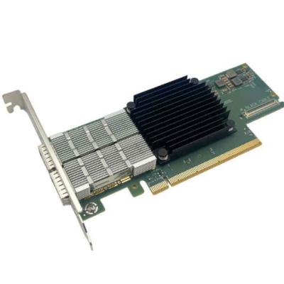 China Mellanox MCX654106A-HCAT 200GbE Dual-Port SFP56 Network Card with PCIe 3.0 x16 Interface for High-Speed Data Center Servers for sale