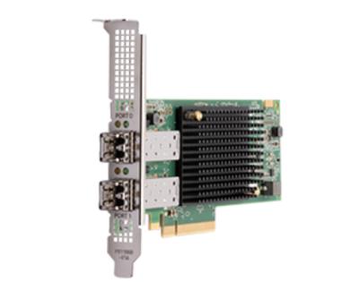 China Broadcom Emulex LPe37102 32Gb/s Fibre Channel HBA Card PCIe Gen3 x16 for sale