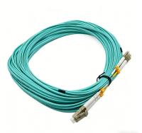 China 10G OM4 LC UPC To LC UPC Duplex Fiber Patch Cable ,  2.0mm, 15M for sale