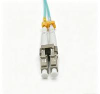 China 10g/40g Compatible Om3 Multi-mode Fiber Patch Cable With Lszh Jacket , 10m Length for sale
