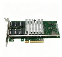 China Enterprise 10Gbps Dual SFP+ Server NIC With Enhanced Black Cage Cooling Heatsink ( Intel X520-DA2 ) for sale