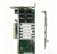 China Enterprise 10Gbps Dual SFP+ Server NIC With Enhanced Black Cage Cooling Heatsink ( Intel X520-DA2 ) for sale