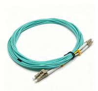 China High-Performance 5M LC/UPC-LC/UPC OM4 Duplex Fiber Optic Patch Cord With 0.3dB Max Insertion Loss for sale