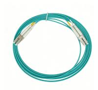 China 3M 100G OM4 Multimode LC/UPC Duplex Patch Cable With Low Insertion Loss for sale