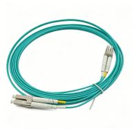 China 3M 100G OM4 Multimode LC/UPC Duplex Patch Cable With Low Insertion Loss for sale