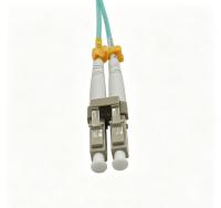 China Low Insertion Loss LC/UPC-LC/UPC OM3 Fiber Patch Cable LCUPC-LCUPCOM3(150)-DX-2.0mm-10M-LSZH With RoHS Compliance for sale