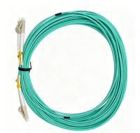China Ire Safety Low Insertion Loss Data Center Optical Patch Cable With 2.0mm Lszh Jacket & Double Lcupc Ends , Om4 Dx 10m for sale