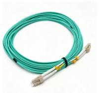 China Ire Safety Low Insertion Loss Data Center Optical Patch Cable With 2.0mm Lszh Jacket & Double Lcupc Ends , Om4 Dx 10m for sale
